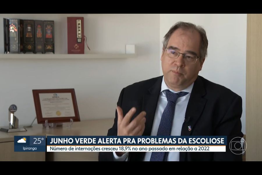 Dr Robert na reportagem da Globo sobre Junho Verde - Dr Robert Meves